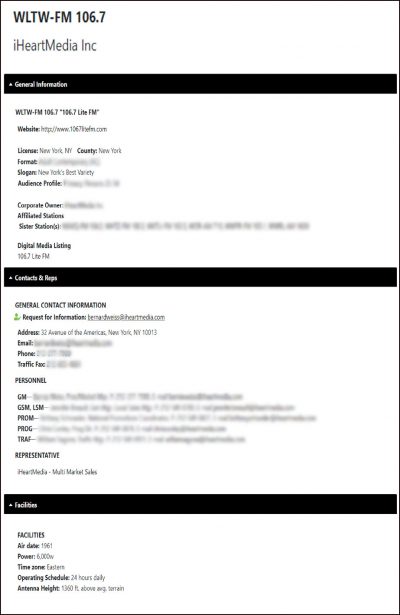 Radio Advertising Data | Media Planning | SRDS